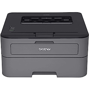 Brother Monochrome Laser Printer with Duplex Printing, 2400 x 600 DPI, up to 27 Pages per Minute, Automatic Duplex (2-Sided) Printing, Compact HL-L2300d