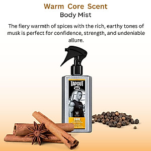 Tapout Core Body Spray Perfume for Men – Refreshing Fragrance, 8 Ounces