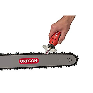 Oregon 575214 12V Sure Sharp Handheld Electric Chainsaw Grinder/Sharpener, 2-in-1 Saw Chain Sharpening & Maintenance Tool, 16′ Cable