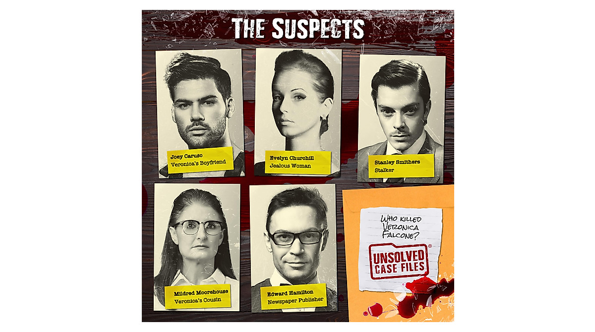 Unsolved Case Files Cold Case Murder Mystery Game - Solve 3 Mysteries