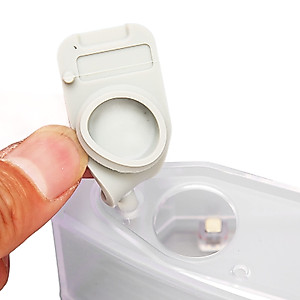 AUNMAS Robot Vacuum Water Tank, Replacement Water Tank Bin Box for Roborock S7 T7S T7S PLUS G10 Sweeper Robot Vacuum Cleaner Parts, 8.3x2.3x1.8in