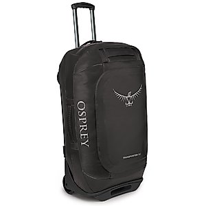Osprey Transporter 90L Wheeled Travel Duffel Bag, Black, One Size