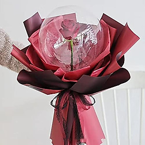 HYSSINOWRAP 40 sheets 4 colors Double sided color packaging flower wrapping paper gift wrapping paper DIY gift wrapping paper 23.6X23.6 Inch (007) (1-RED AND BLACK SERISE)