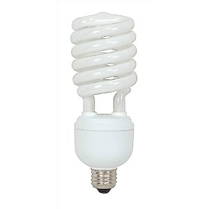 Satco S7336 40 Watt (150 Watt) 2600 Lumens Hi-Pro Spiral CFL Daylight White 5000K Medium Base 120 Volt Light Bulb