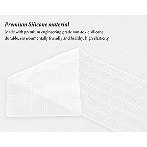 Keyboard Cover for 14" Dell Inspiron 14 5410 5415 5418 5420 5425 5430 7415 7420 7425 7430 /Dell Latitude 14 3320 3420, 13.3" Dell Inspiron 13 5310 5320/16" Inspiron 16 5630 5620 5625 7620 Skin-Clear