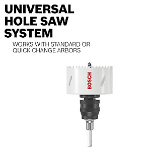 BOSCH HB225 2-1/4 In. Bi-Metal Hole Saw , White