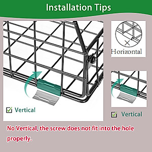 Jakyitvi 4 Pack XXL Stackable Wire Storage Basket, Extra Large Capacity Pantry Organizer and Storage, Muti-Purpose for Fruit Vegetable Basket & Toy Storage Organizer & Snack Organizer