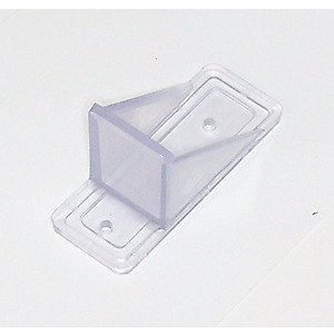 JSP Manufacturing V2-Mini Roof Guard Snow Guard Prevent Sliding Ice Snow Stop Buildup Plastic Multipack-Multicolor (100, Clear)