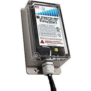 EasyStart Micro-Air 368 Advanced Soft Starter (ASY-368-X72-BLUE), Air Conditioner Soft Start Works with Generator, Start Air Conditioners at Less Power, Automotive & RV Use, 6 Ton Compressor