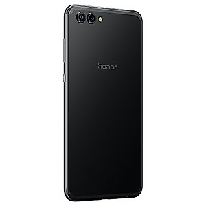 Honor View10 GSM Unlocked Smartphone, AI Processor, 5.99” FullView Display, 20MP + 16MP Dual-Lens AI Camera, Dual SIM 4G, Fast Charging, 6/128 GB, Black (US Warranty)
