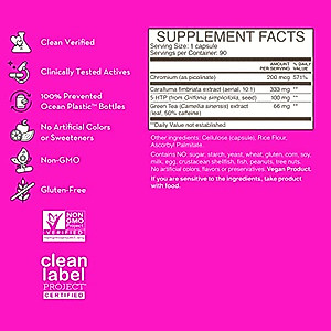 HUM Skinny Bird - Appetite Suppressor - Caralluma Fimbriata, Chromium, 5 HTP + Green Tea Extract Appetite Suppressant for Women (90 Capsules)