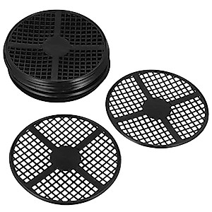 Hemoton 20 Pcs Flowerpot Spacer Flower Pot Mesh Screen Flower Pot Mesh Pad Plant Pot Mesh Pad Bonsai Pot Bottom Succulents Plants Breathable Bottom Grid Pads Hole Pad Plastic Round Bottom