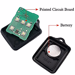 BESTHA 2 Key Fob Replacement FCC ID: CWTWB1U212 CWTWB1U331 GQ43VT11T CWTWB1U345 for Ford Lincoln Mercury Mazda keyless entry remote