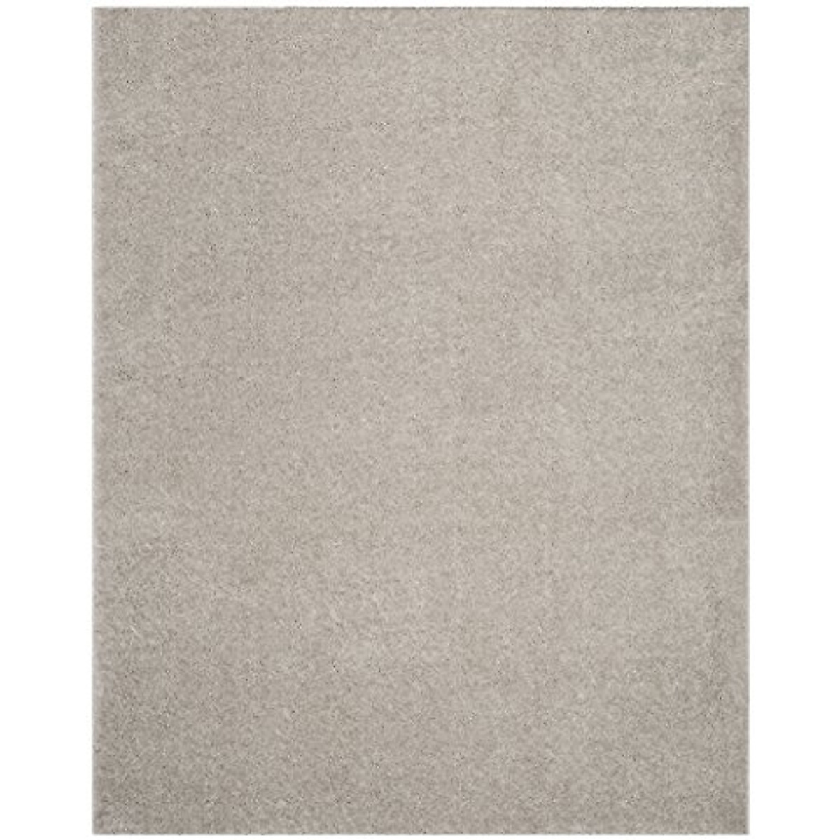 SAFAVIEH Arizona Shag Collection 8' x 10' Linen ASG820D Solid Non-Shedding Living Room Bedroom Dining Room Entryway Plush 1.6-inch Thick Area Rug