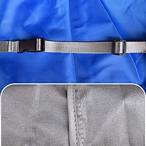 Boat Seat Cover Heavy Duty Oxford Fabric, Captain's Chair Cover Weather Resistant 420D Waterproof, Boat Bench Chair Seat Cover,Full Length Protection for Your Helm Chair Protective Cover （Blue）