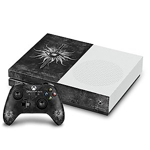 Head Case Designs Officially Licensed EA Bioware Dragon Age Inquisition Distressed Heraldry Vinyl Sticker Gaming Skin Decal Cover Compatible With Xbox One S Console and Controller Bundle