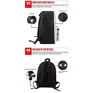 GLUDEAR Kids School Backpack Girls Boys Student Colorful Splash Paint Print Book Bag Soft Comfy Daypack,Oil Paint 4