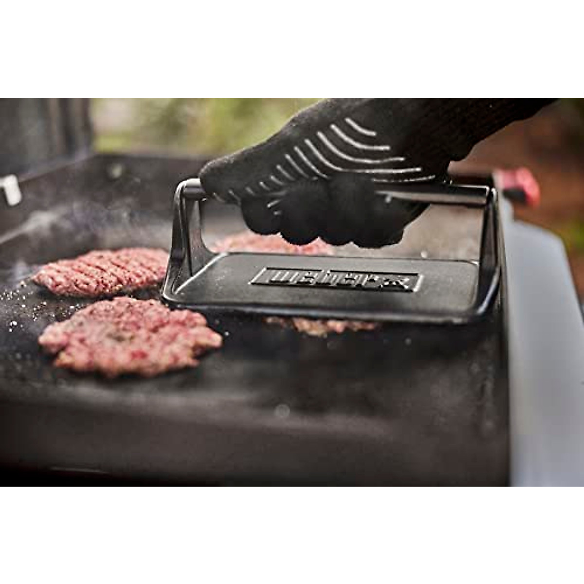 Weber 6785 Griddle Grill Press, Black