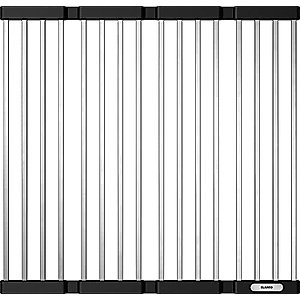 BLANCO 238483 Folding mat, 440 mm, Black/Silver