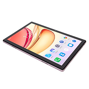 10.1in Tablet, 5GWIFI Support Front 8MP Rear 16MP 5.0 Tablet HD 100‑240V for School (Purple)