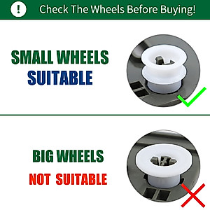 (Packs of 10) W10350376 (2) W10195840 (2) W10195839 (2) W10250160 (2) W10508950 (2) for Dishwasher Parts Upper Rack,0.9" Diameter Wheel, kitchen Aid kenmore Dishwasher Replacement Parts