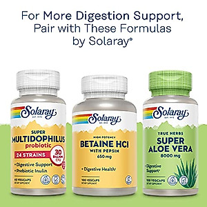 SOLARAY Okra Fruit 1600 mg, Healthy Digestion, Regularity & Cardiovascular Support, Soluble Fiber, 25 Serv, 100 VegCaps