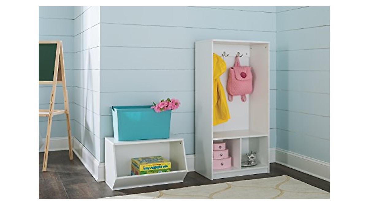 ClosetMaid 1622 Wide Wire Frame Fabric Bin in Tan for Easy Storage