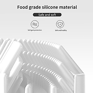 Kids Rechargeable Electric Toothbrush, U-Shaped Toddler Toothbrush, Ultrasonic Children's Toothbrush, Ages 2 to 12