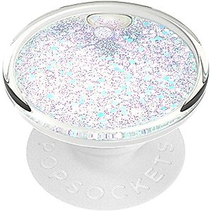 PopSockets: PopGrip Expanding Stand and Grip with a Swappable Top for Phones & Tablets - Tidepool Halo White