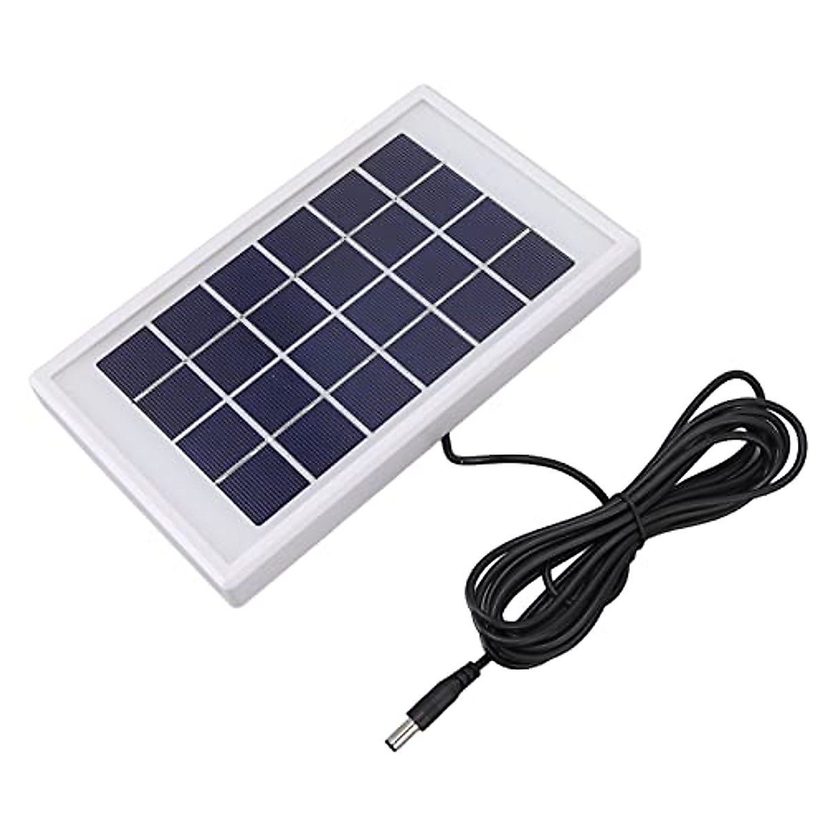 Solar Panel Charger, Lightweight Portable 3W 6V Solar Panel Low Light Efficiency for SolarStreetLights