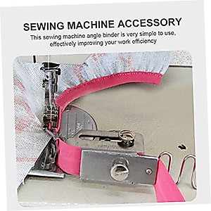 COHEALI Ring Hemming Device Specialty Tools Loose Leaf Binder Snap Tool Sewing Machine Hemmer Foot Binding Curve Folder Binder Clip Sewing Machine Accessory Replacement Binder Single Bag