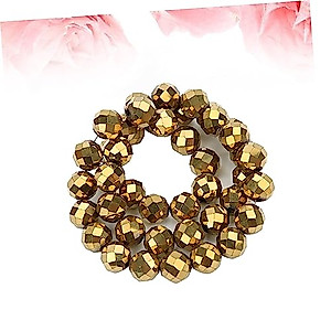 EXCEART 192pcs Bling Accessories Lip Gloss Kit Beads in Bulk Beads for Crafts Hematite Beads Metal Spacer Beads Bracelet Beads Beading Kits DIY Beads Scattered Beads Jewelry Bead Chain