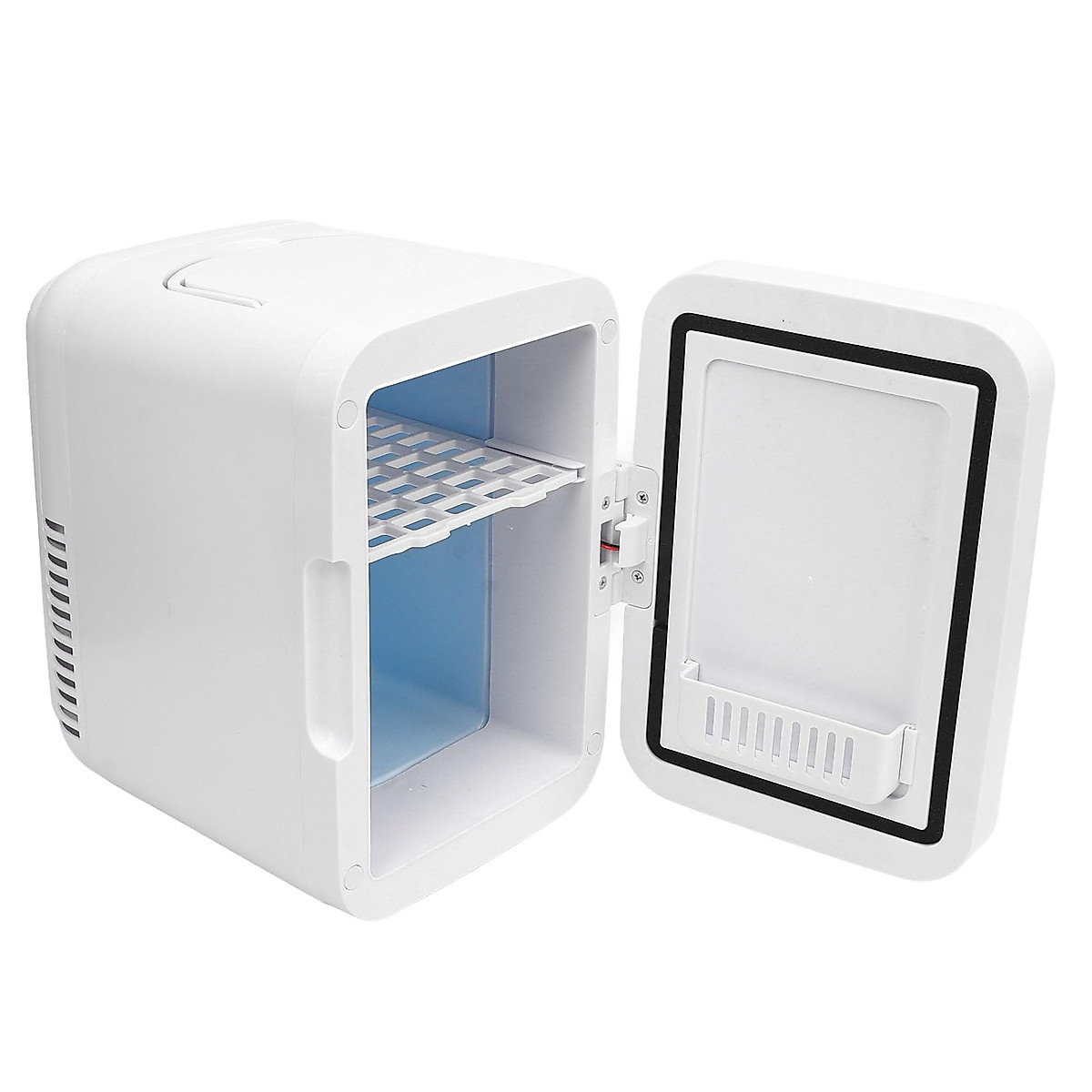 Mini Fridge for Skin Care, 4L Makeup Storage Mini Refrigerator, Small Refrigerator for Cosmetics, Skin Care, Food for Car, Office Desk and College Dorm Room