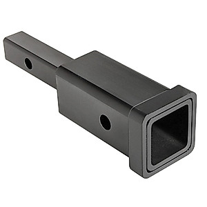 Reese Towpower 7020500 1-1/4" to 2" Receiver Adapter - 6" Long , Black
