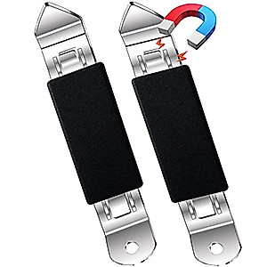Hand Held Bottle Opener With Magnet,Magnetic Bottle Openers,Stainless Steel Flat Bottle Opener For Refrigerator,Portable Can Opener,Can Tapper,Unique Beer Bottle Opener for Kitchen,Home,Bar(2)
