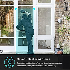 Kasa 4MP 2K Security Camera Outdoor Wired, IP65, Starlight Sensor & 98 Ft Night Vision, Motion/Person Detection, 2-Way Audio w/Siren, Cloud/SD Card Storage, Alexa &Google Assistant Compatible(KC420WS)