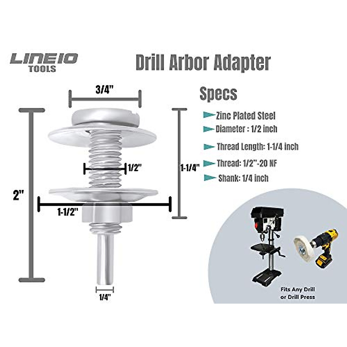 6 Inch Buffing Wheel Kit for Bench Grinder and Drill with 3 Step Hard Metal Polishing Compound