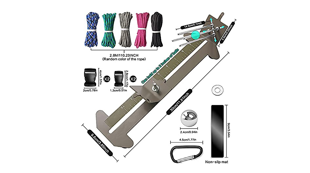 Adoture Direct Paracord Bracelet Jig Kit - DIY Knots Made Easy