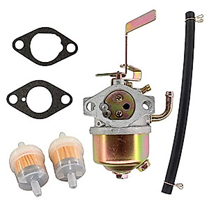USPEEDA Carburetor for Coleman Powermate PW0872400 2400PSI 171cc 175cc Pressure Washer Fuel Line Filter