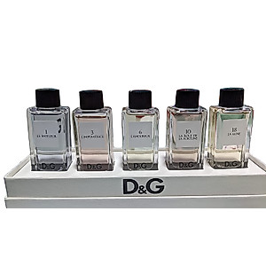 Dolce & Gabbana 5 Piece Mini Splash Gift Set for Unisex