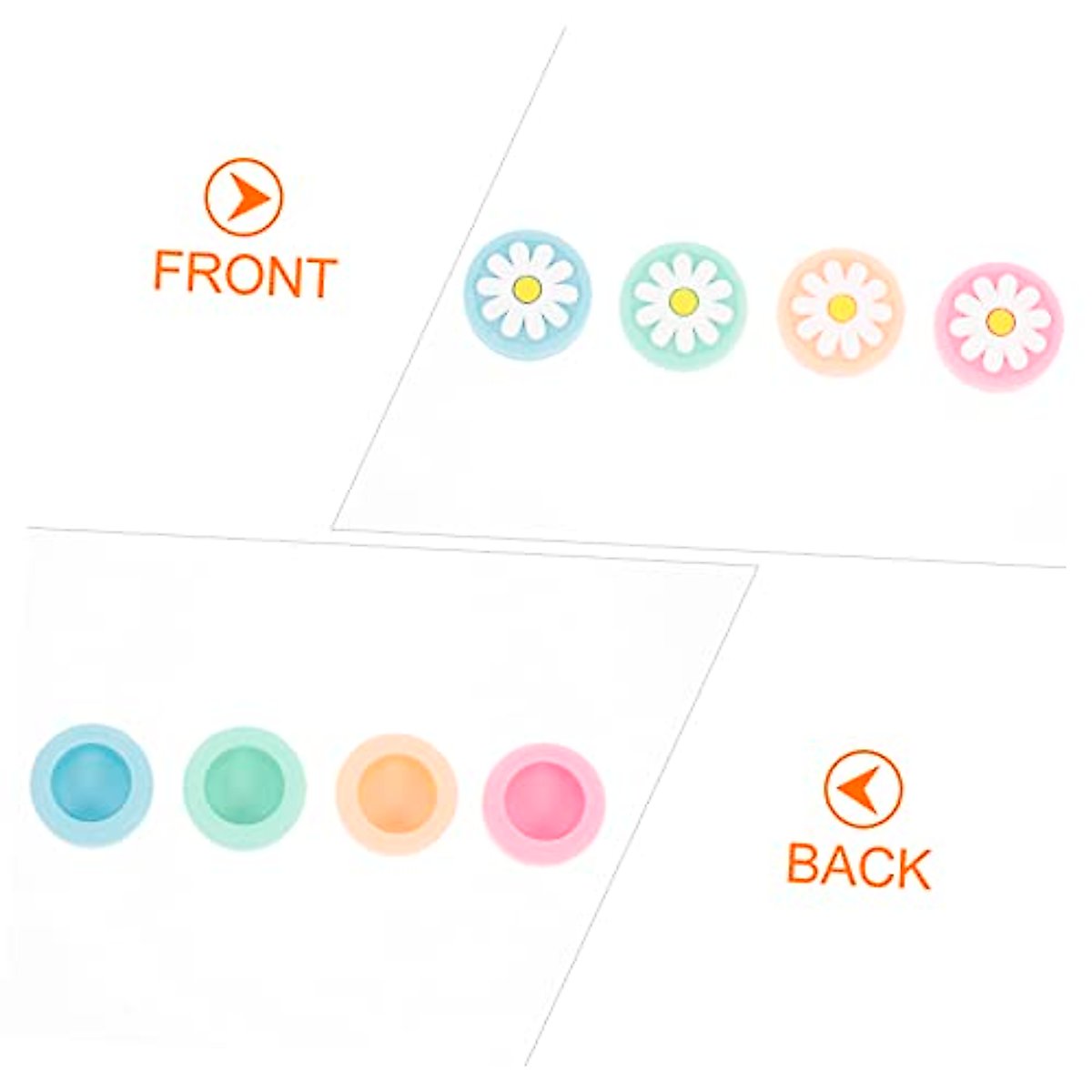 SOLUSTRE 24pcs Protective Joystick Lite Rock Console Thumb Compatible for Switch Cap Grip Cover Stick Button Compatible with Switch Game Switch Thumb Grips