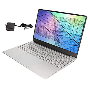 Garsentx Laptop, 15.6in Full HD Touchscreen, Intel N5095 Quad Core, 16GB RAM, Backlit Keyboard, Fingerprint Reader, Webcam, WiFi, HDMI, Bluetooth, for Windows 11, Silver(16+512G)