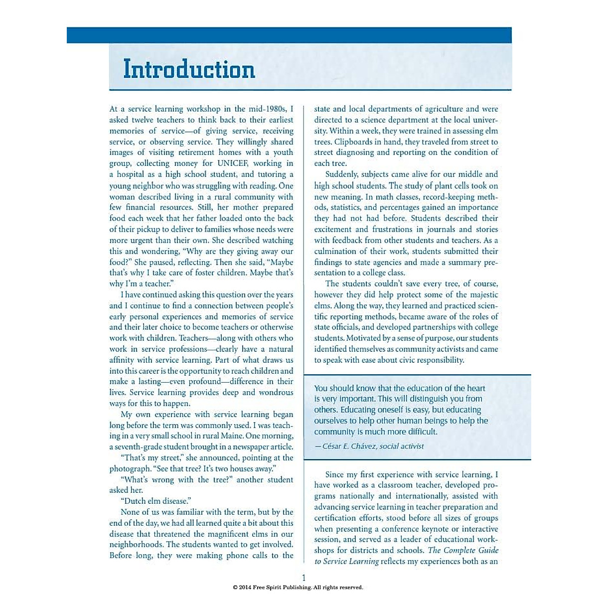 The Complete Guide to Service Learning: Proven, Practical Ways to Engage Students in Civic Responsibility, Academic Curriculum, & Social Action (Free Spirit Professional®)