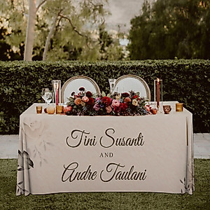 BannerBuzz Custom Premium Table Covers & Throws, 230 GSM, Polyester, Full Color, 1440DPI Dye-sublimation Printing, Hot Knife Cut for Trade Shows and Exhibition Display (8' X 2.5', 4 Sided)