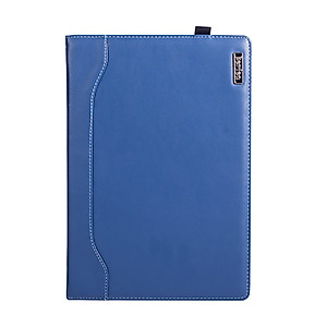 Berfea Laptop Sleeve Case Compatible with Lenovo Yoga S730/C640/C630/Yoga 6 13 AMD, 13.3 inch Protective Hard Shell, Blue with Pen Holder & Stand Function