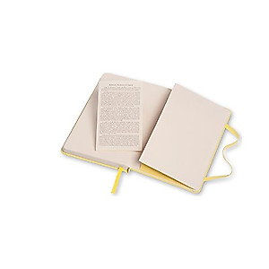 Moleskine Classic Notebook, Pocket, Plain, Citron Yellow, Hard Cover (8051272893670)
