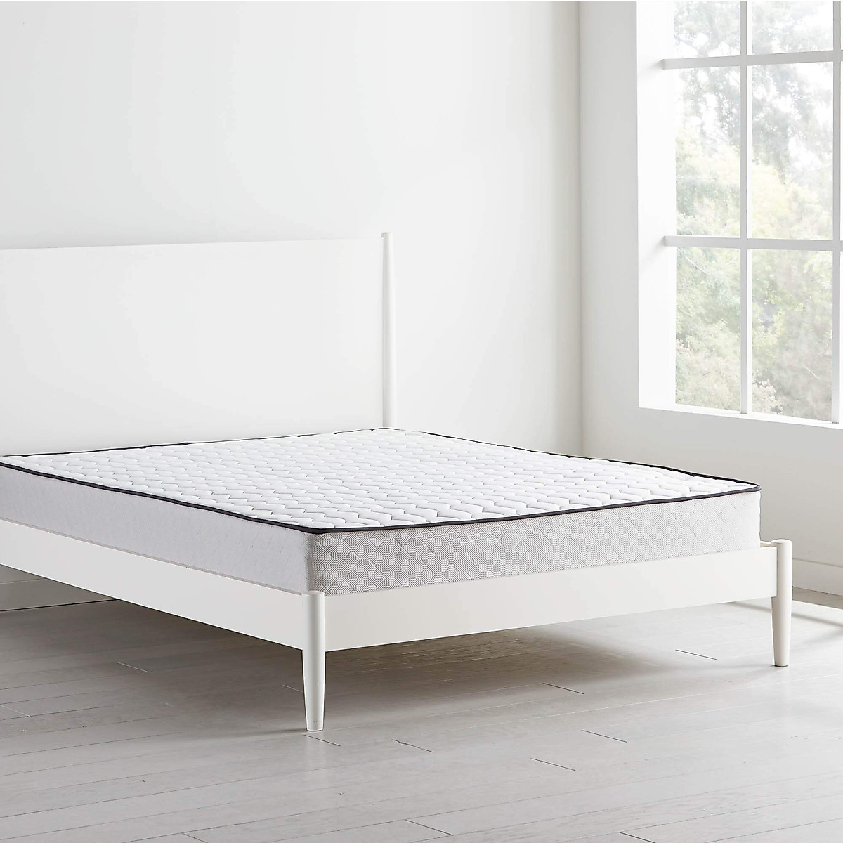 Brighton Firm 8-Inch Hybrid Mattress— Durable Tempered Coils—CertiPur-US Certified Foams—5 Year Warranty, Twin