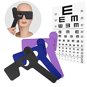 Ophthalmic Eye Occluder with 14 Holes for Ophthalmologists, Orthoptists and Optometrists to Eye Exam