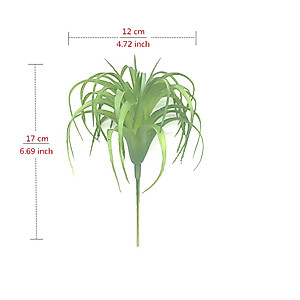 EBUYOM 8 PCS Artificial Succulents Plants Lifelike Air Plants Floral Tree Arrangement Assorted Faux Greenery Artificial Plants Set Garden Home Office DIY Decoration Ornament