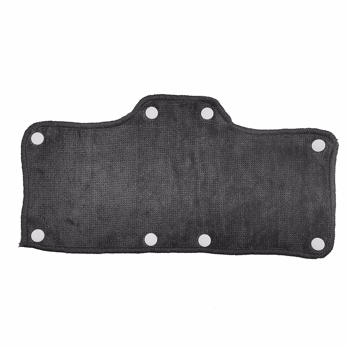 Dark Gray Sweatband for Hardhat Washable Velvet Terry Cotton Hard Hat Liner NAEE snap on (3pcs)